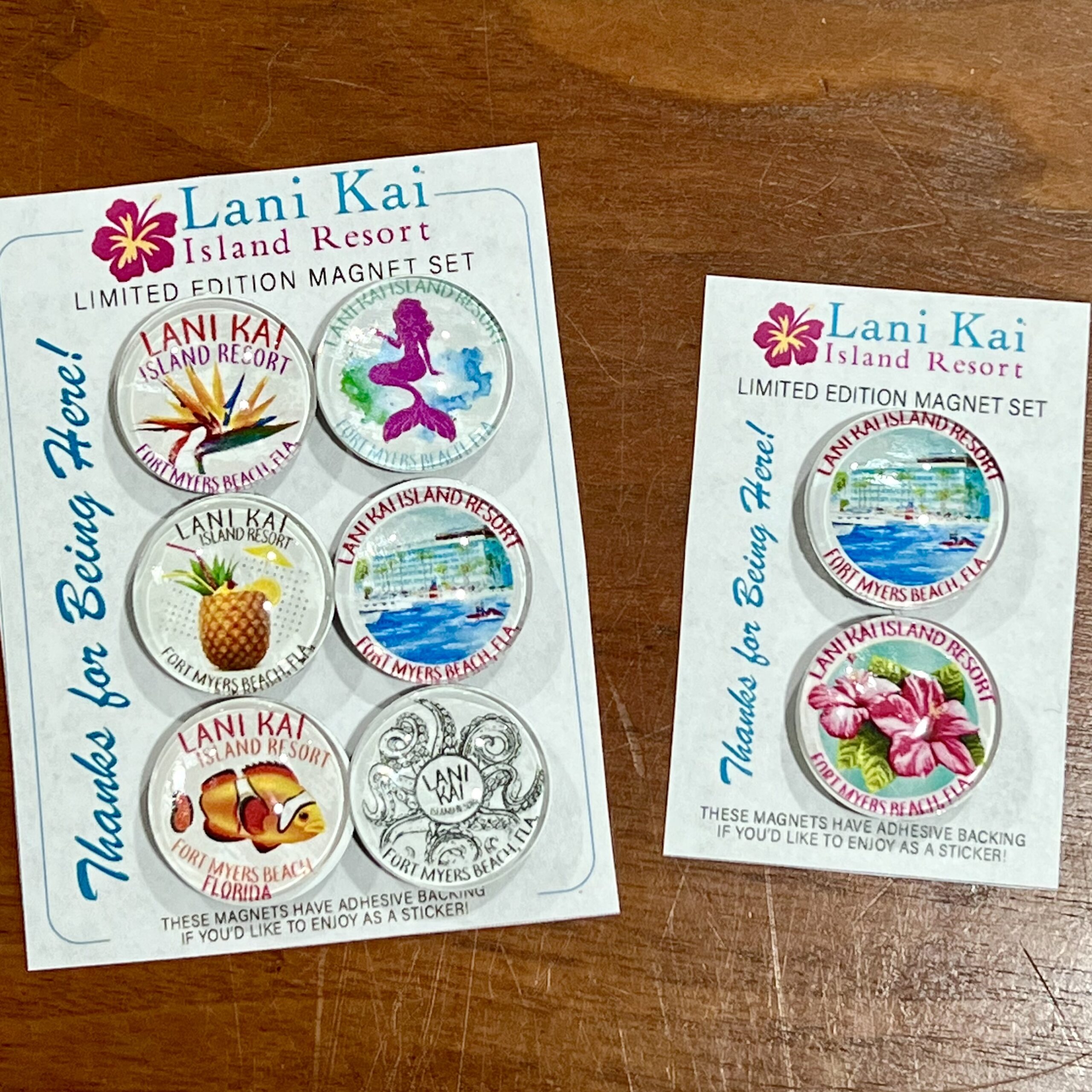 Limited Edition Lani Kai Glass Magnets (1-inch) - Lani Kai Island Resort